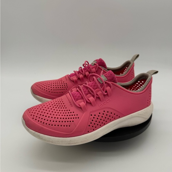 CROCS | Shoes | Crocs Literide Pacer Kids Shoe Size J4 Pink 2601 Water ...